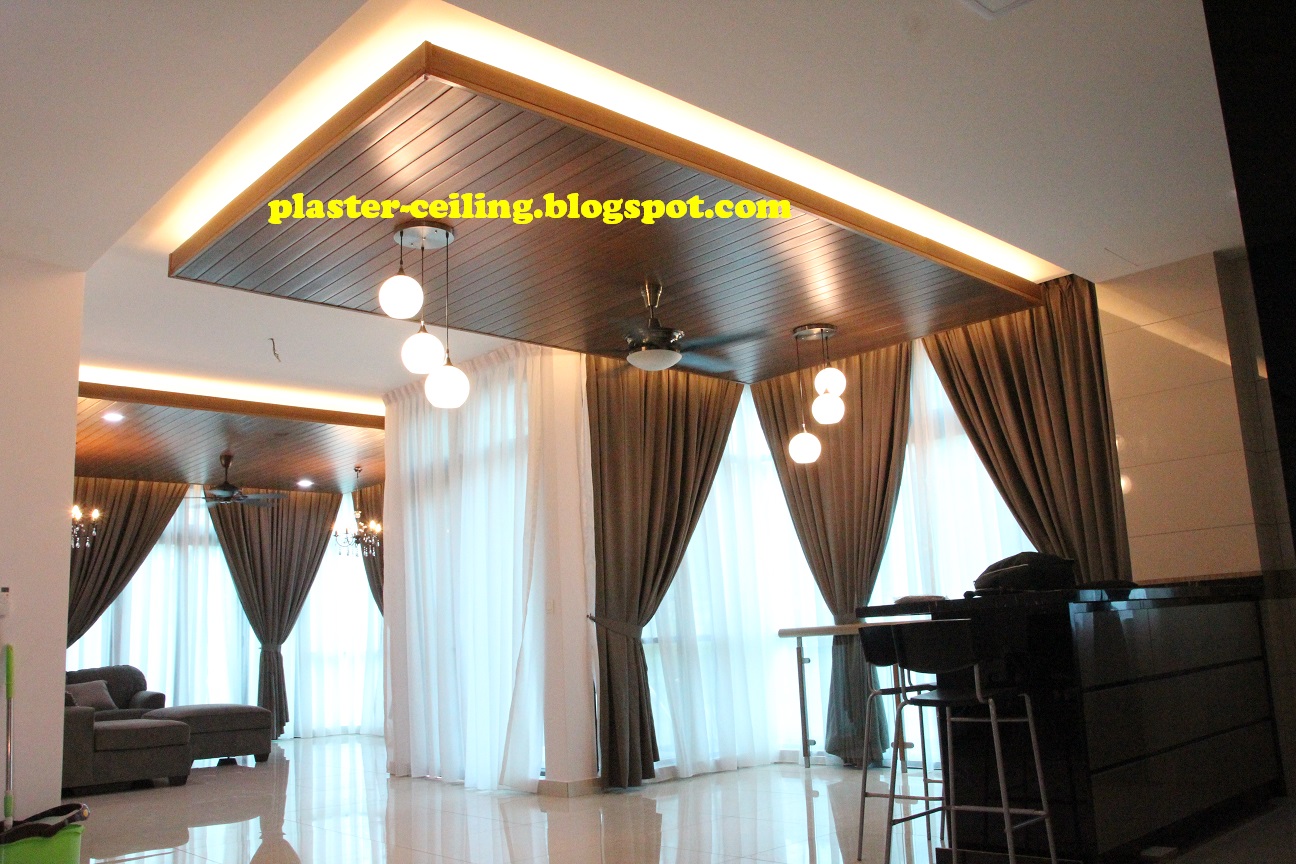 Plaster Ceiling Ceiling Kayu