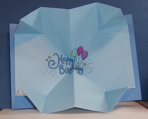 All That Glitters Is Smurphy: Fun Fold Birthday Cake