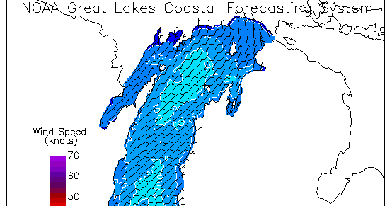 David Burch Navigation Blog: Great Lakes Wind Forecasts from HRRR