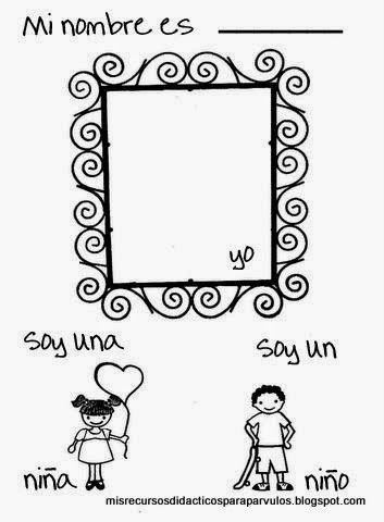 Ficha "Este soy yo" | Mis recursos didácticos