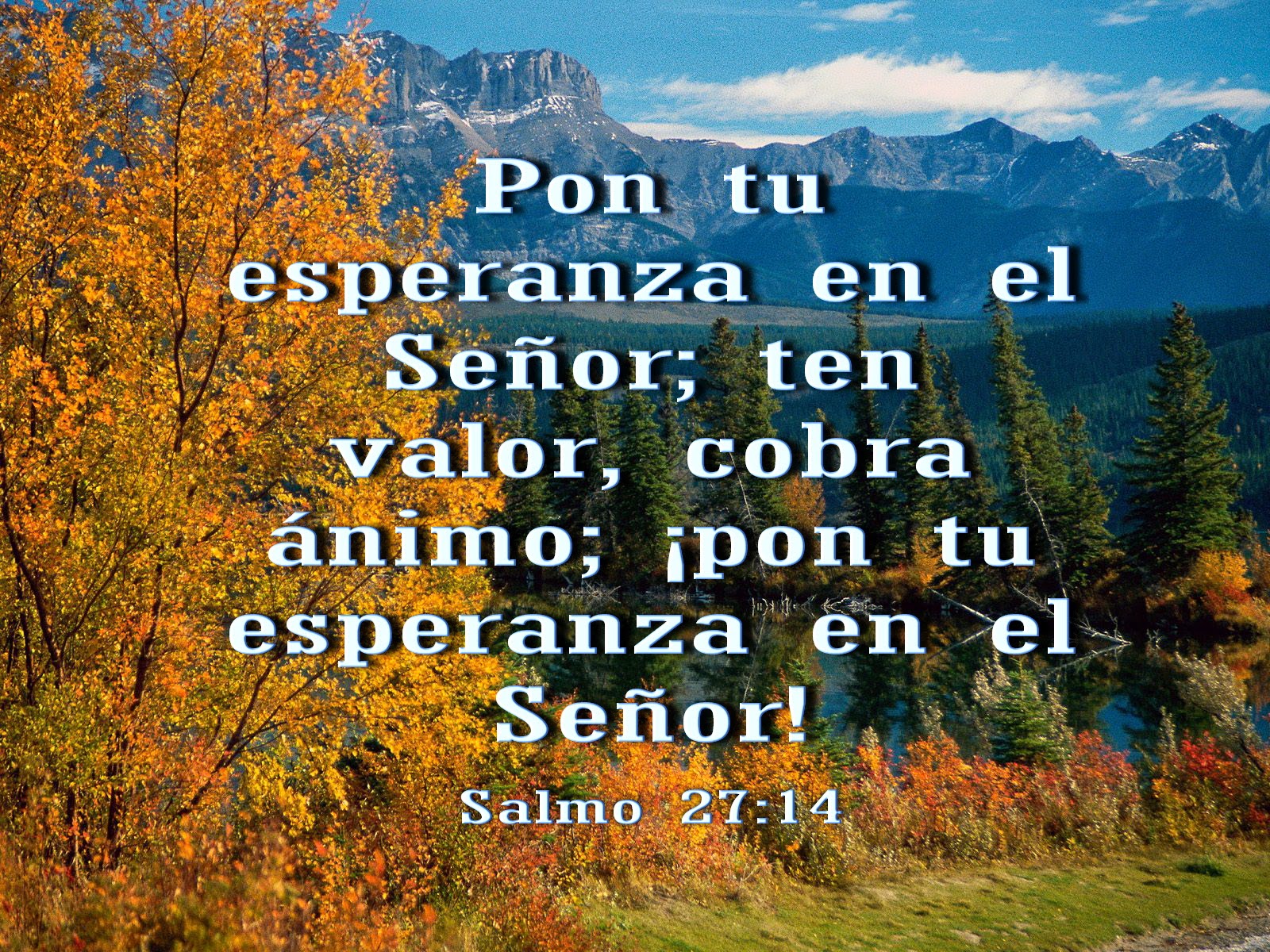 Biblia, paisajes y maravillas: Salmo 27:14