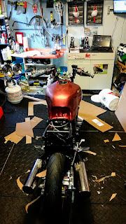 Tim's Motorcycle Diaries: Fury Project: final drive & body panels