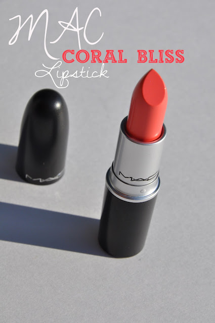 MAC Coral Bliss Lipstick Review + Swatches | Min make-up table