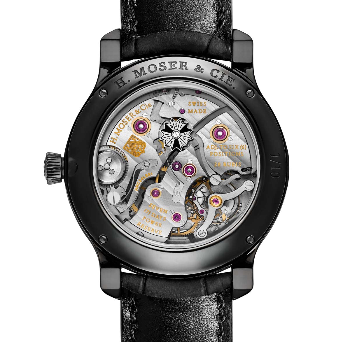 H. Moser & Cie. - Endeavour Perpetual Calendar Funky Blue in titanium ...