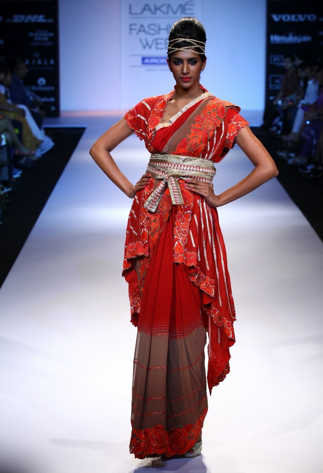 Baronial Feminite: Krishna Mehta Collection at Lakme Fashion Week ...
