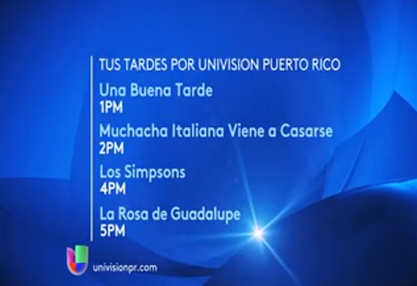 Cambios en las tardes de Univisión Puerto Rico