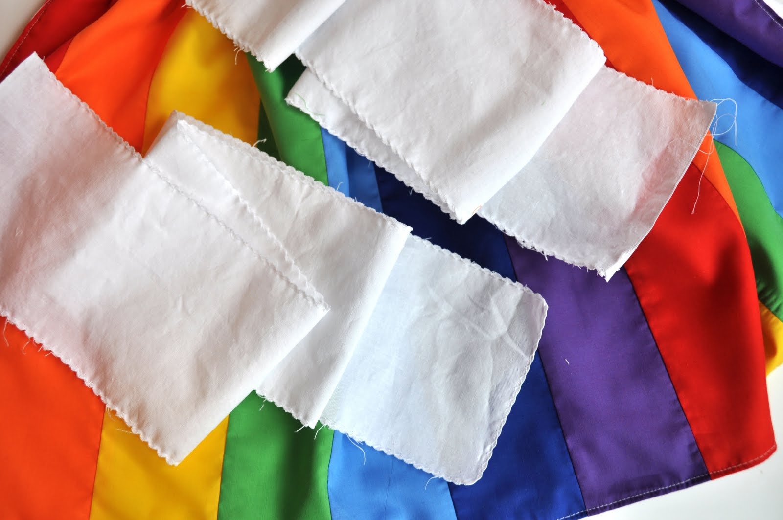 Aesthetic Nest: Sewing: Rainbow Wrap Skirt (Tutorial)