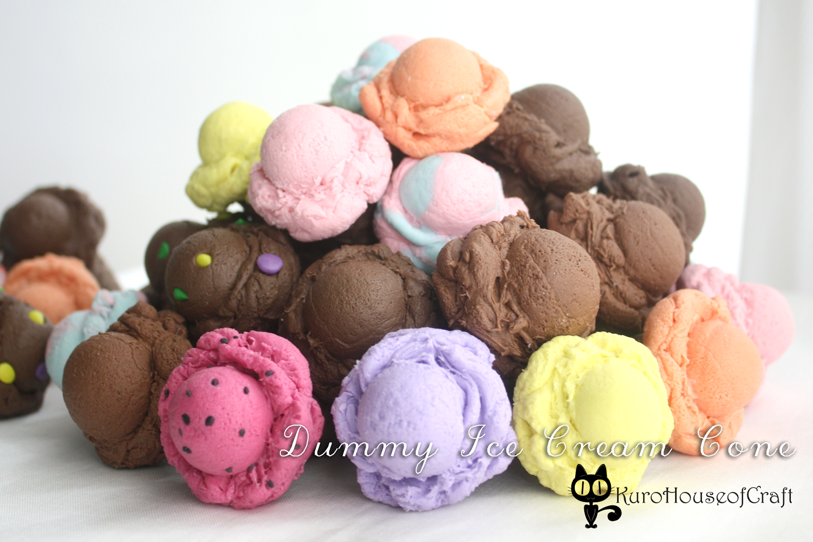KuroHouse of Craft: Dummy Ice cream cone @ KuroHouseofCraft