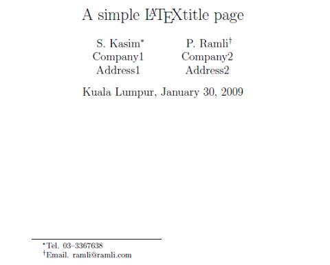 Blog Rizauddin: LaTeX title page