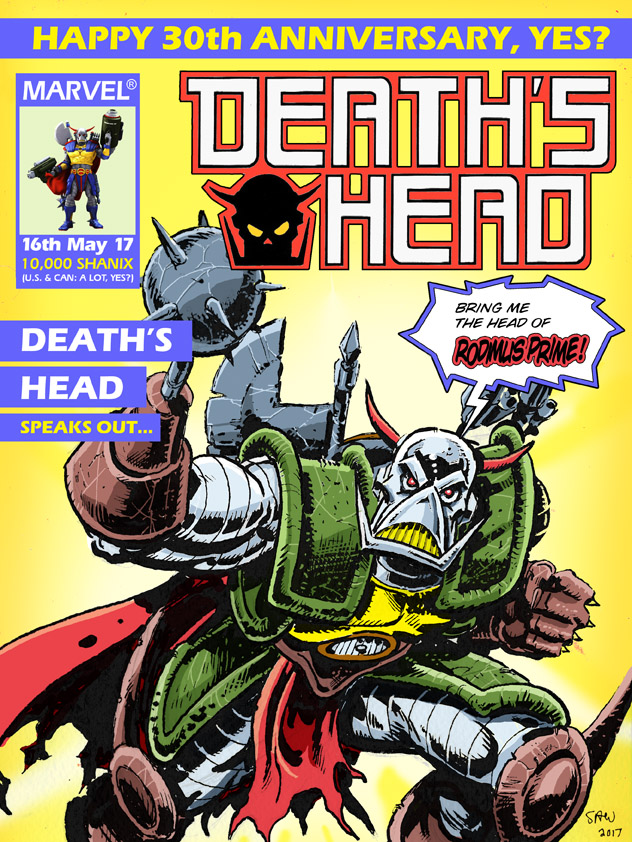 Simon Williams Comic Artist: Happy 30th Anniversary Death's head!