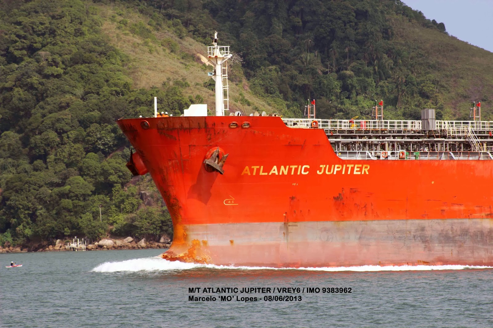 Santos Shiplovers: M/T Atlantic Jupiter / VREY6 - Embarque de Ethanol para o USWC