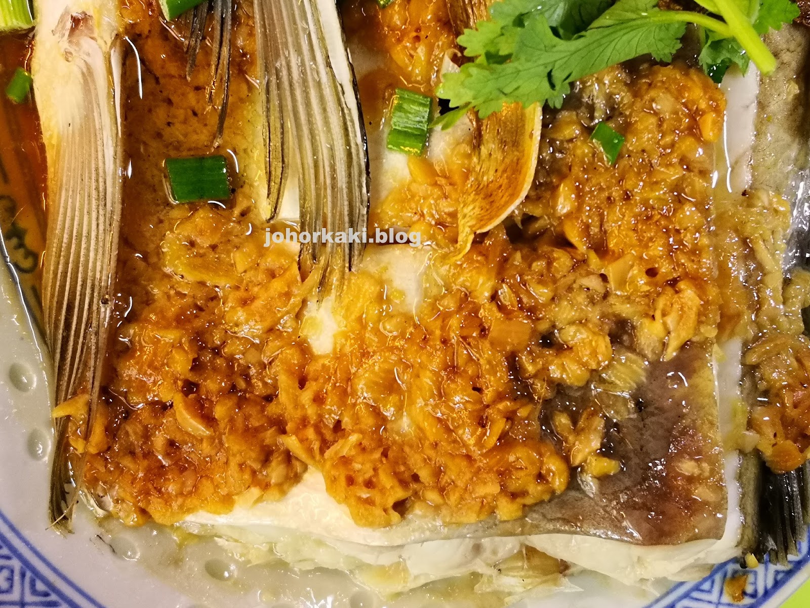 Yang Ji 194 Garlic Steamed Fish Head. Singapore Hawker Gems in ...