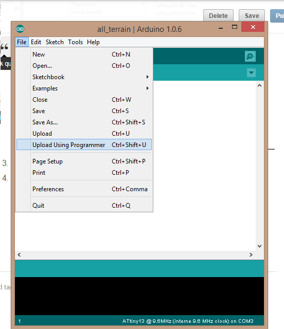 Cara Upload Program ke IC ATTINY13A menggunakan IDE Arduino - Tips Trik Alfanetcell