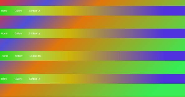 Cara Membuat Gradasi Warna Diagonal Pada Menu Navbar Website HTML