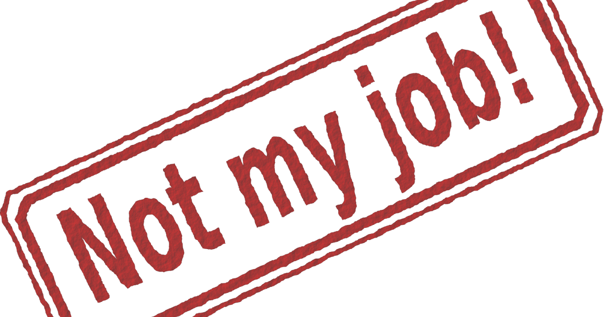 Sober Security: But that's not my job!