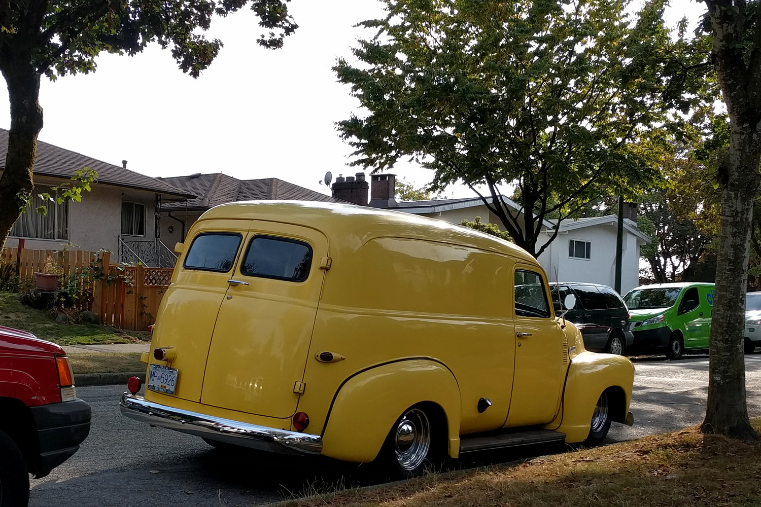 Old Parked Cars Vancouver: 1952 Chevrolet 3100 Panel Van