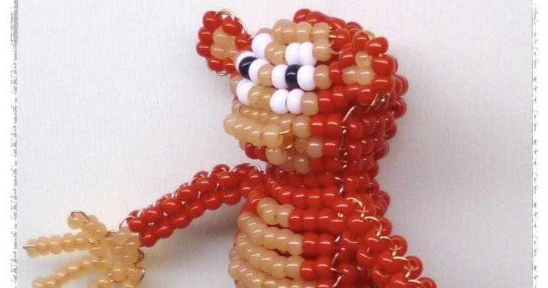 Beading for the very beginners: Monkey - the sign of the 2016 year