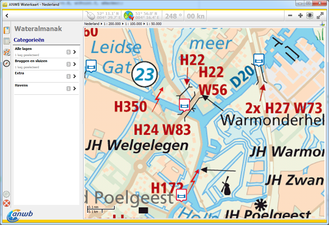 Promanent Weblog: Nieuwe functies in de ANWB Waterkaart Software