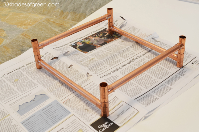 33 Shades of Green: DIY Copper Trellis Tutorial