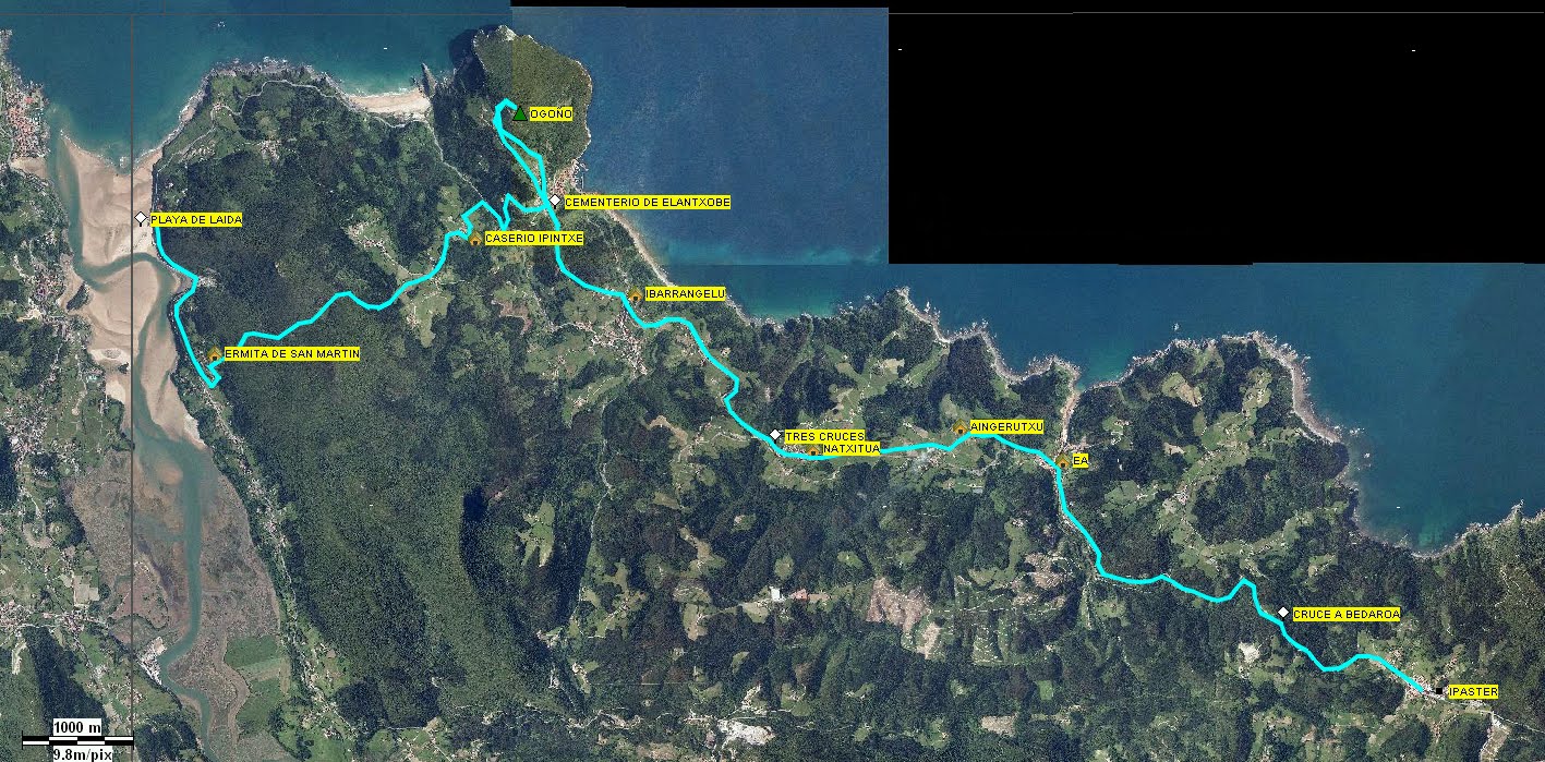 Bicipoli ( cicloviajero ): GR-123 Vuelta a Bizkaia. Etapa 12: Ispaster ...