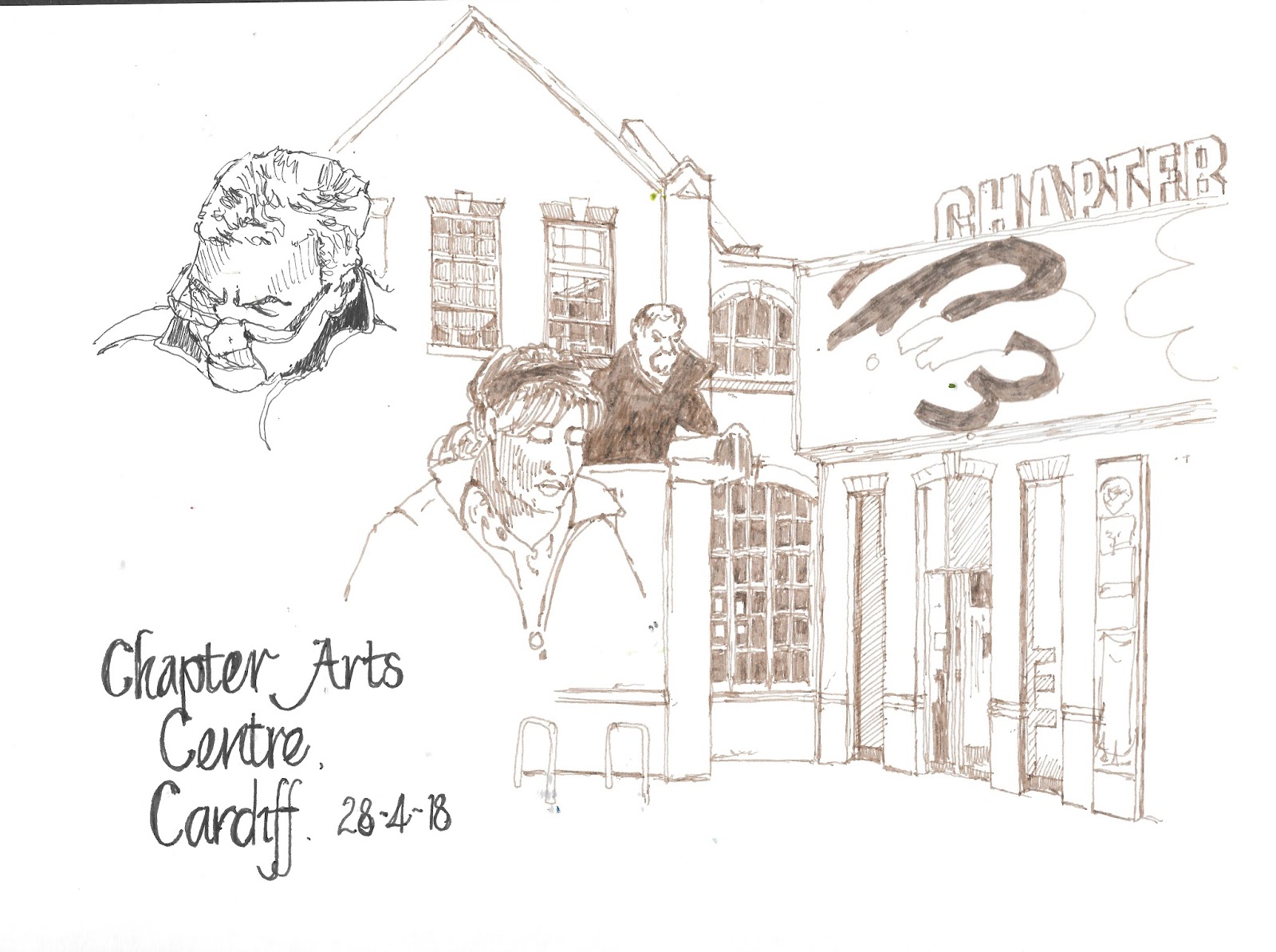 South Wales Urban Sketcher: One Sketch #34) Chapter Arts Centre, Canton ...