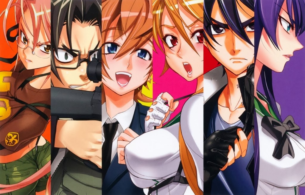 Jotaro ♠ Ked Highschool Of The Dead Ova الانمي
