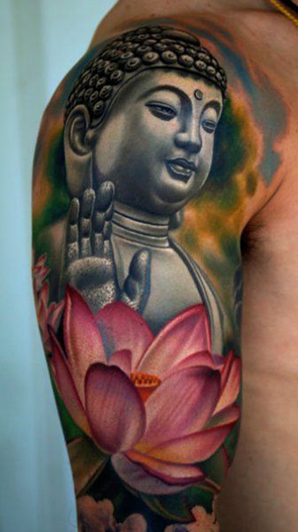 40 ideas de tatuajes de Buda parte 1