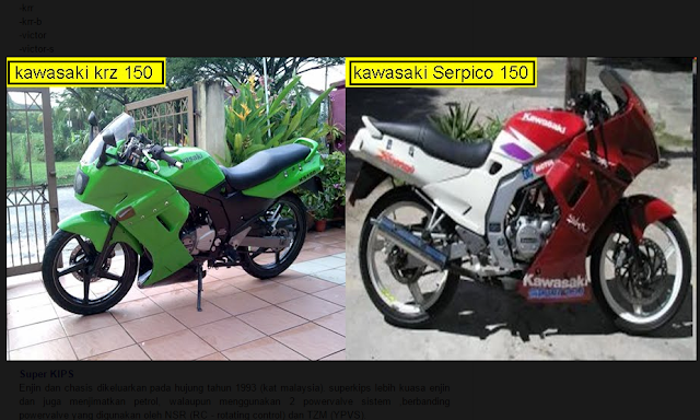 KAWASAKI NINJA NUSANTARA: Ini Dia Perbedaan Antara Generasi KIPS VS ...
