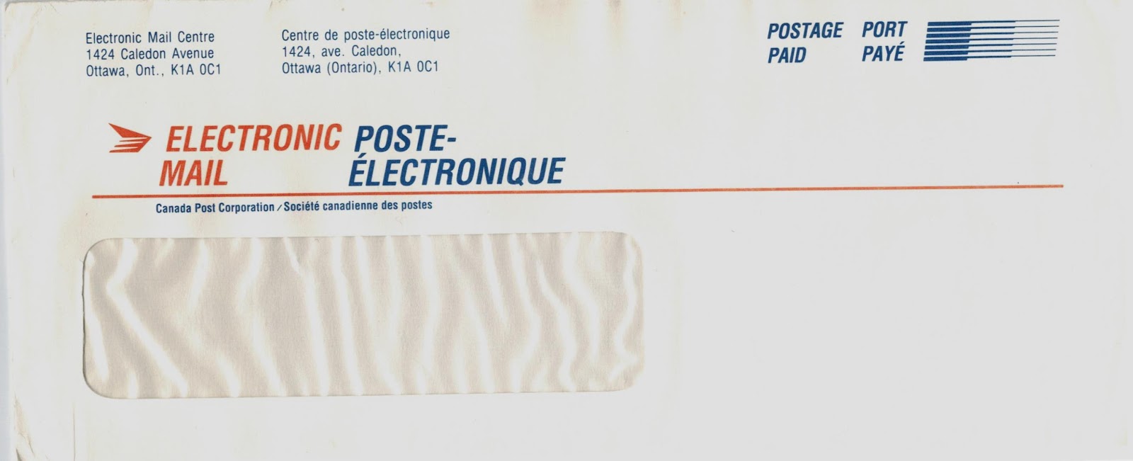 Postal History Corner: Volume Electronic Mail