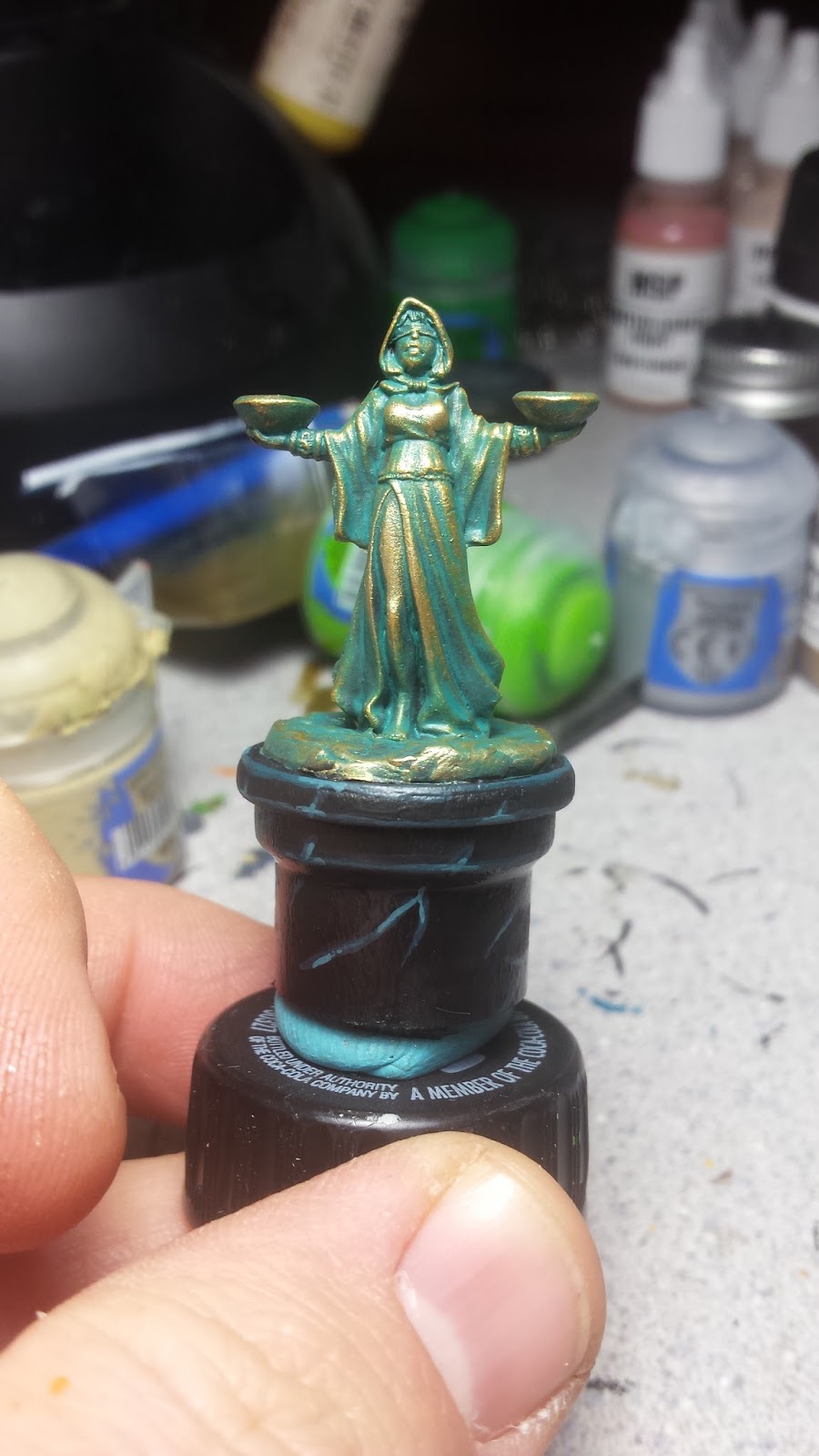 Brush Wizard: Tutorial: How to Paint Weathered Brass