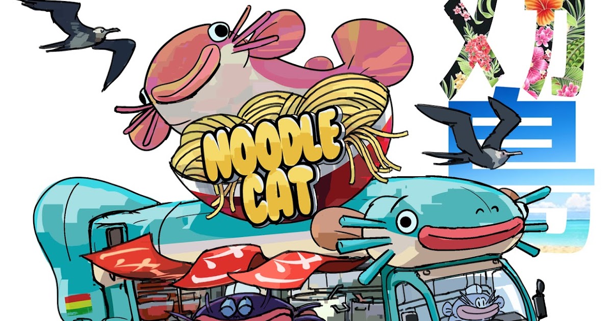 crayonmonsters: Noodle Cat!