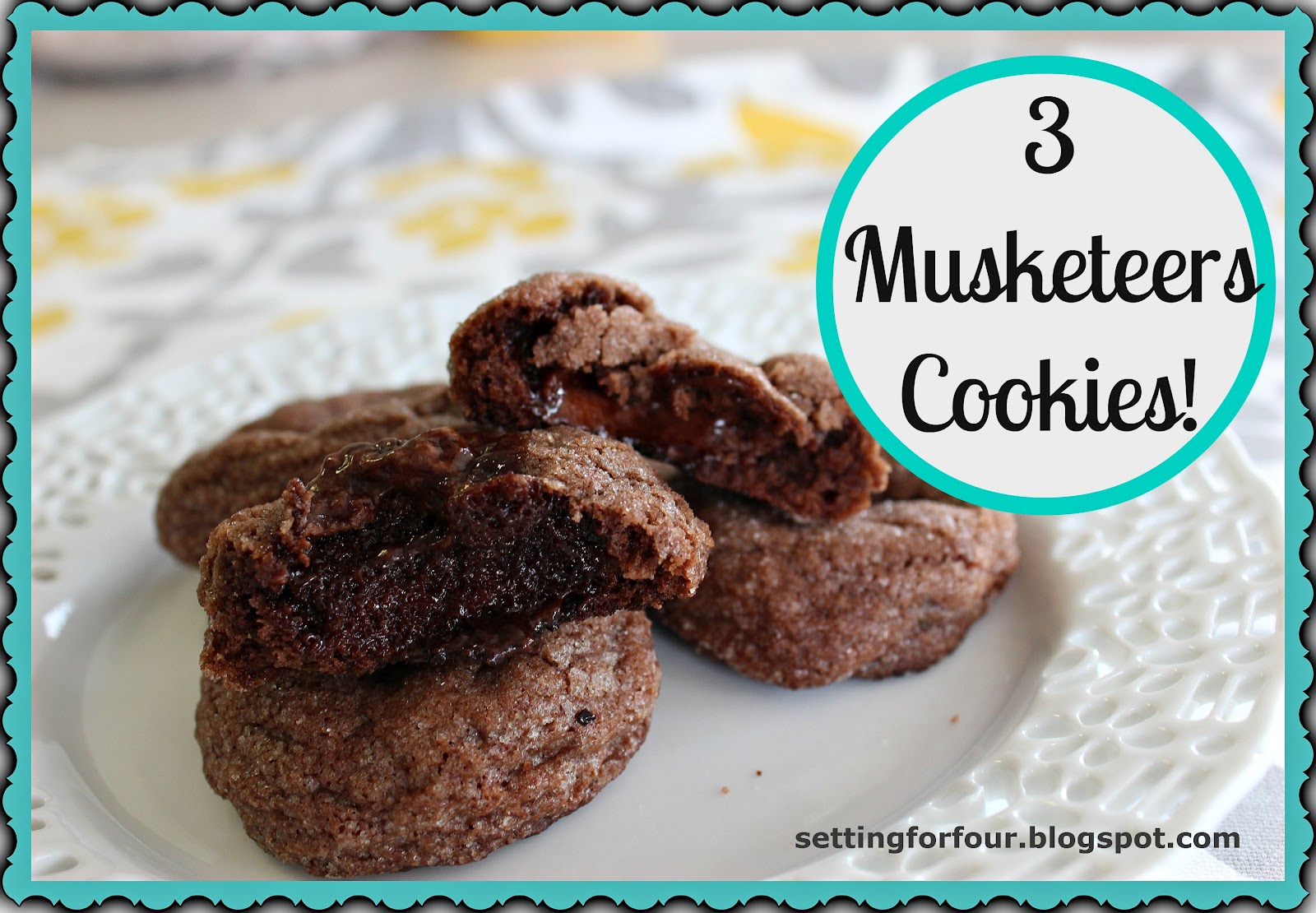 3 Musketeers Cookies - Setting For Four Interiors