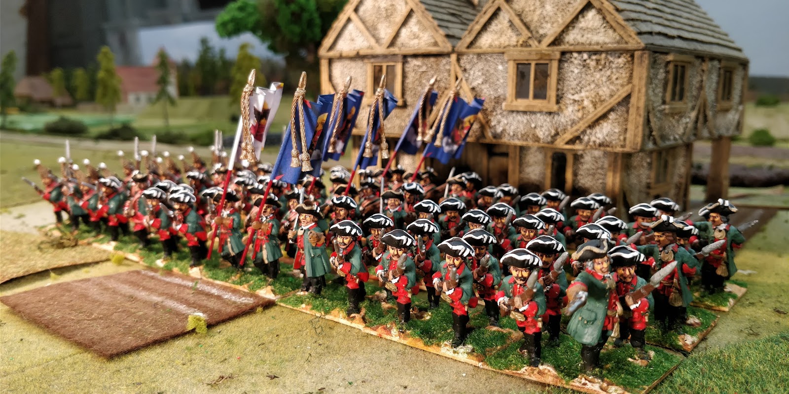 Painting Wargames Figures: 28mm SYW Russian 1st Observation Corps Regiment