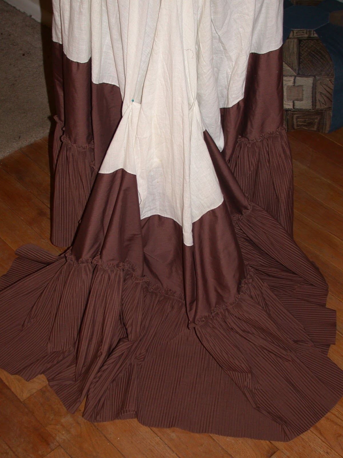 A Sartorial Statement: Victorian Dust Ruffle Bustle Skirt