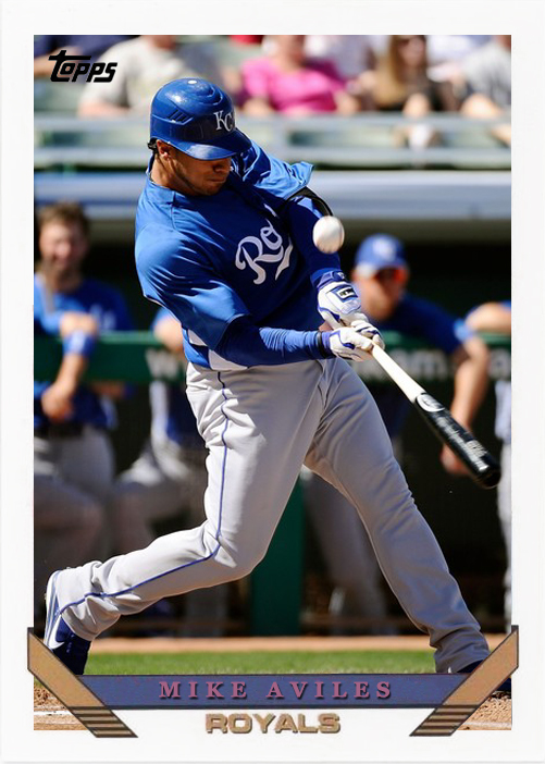 Goose Joak Tribute to 1993 Topps - Mike Aviles