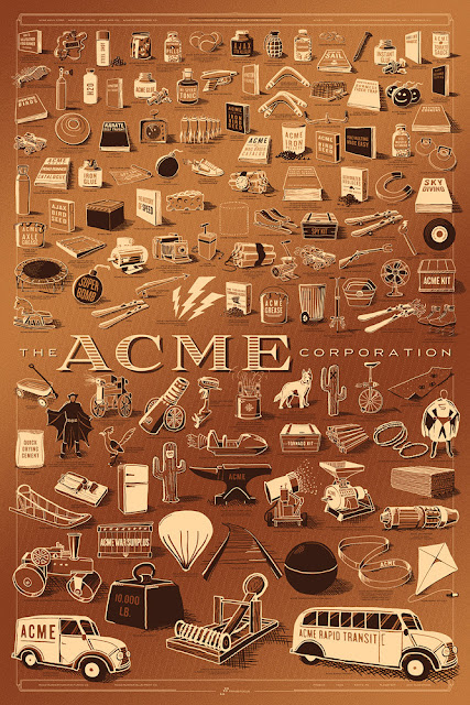 INSIDE THE ROCK POSTER FRAME BLOG: The ACME Corporation Poster by Rob ...