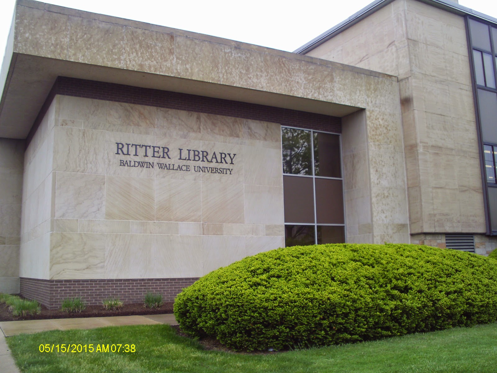 Every Library I Can: 324 Ritter Library, Baldwin-Wallace University ...