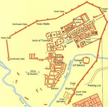 Volubilis city . Roman ruins . Morocco - TravelAndLook