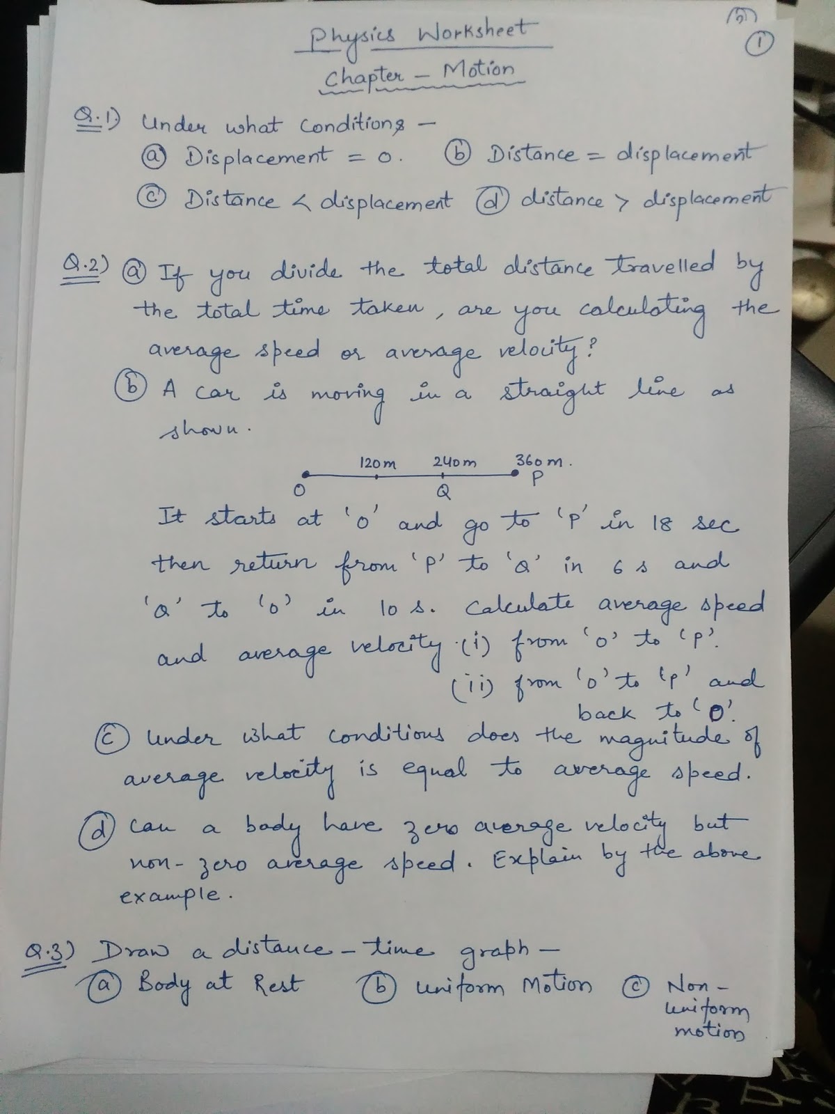 APS, Golconda | Priyanka Gupta: CLASS 9 / PHYSICS REVISION WORKSHEET ...