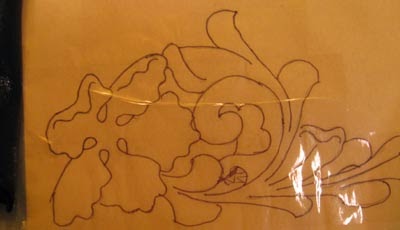 Kick'n S Custom Leather Tips: Transferring the Pattern to the Leather