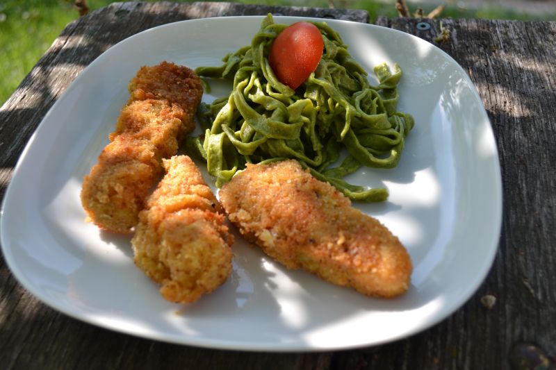 Főzök-sütök-mosogatok: Rántott pacal spenótos tésztával