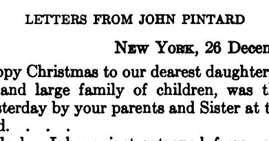 Melvilliana: John Pintard's Happy Christmas, one more for the list
