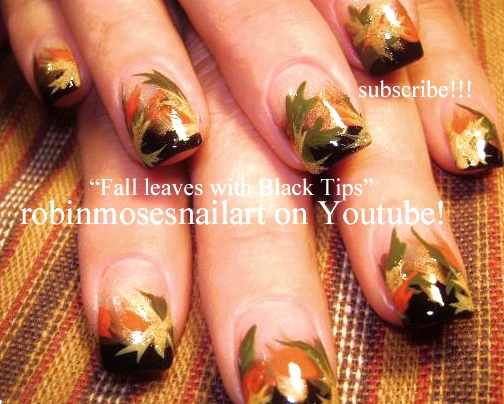 Nail Art by Robin Moses: Nail art: Cute Fall Pumpkins!!!! "fall nails ...