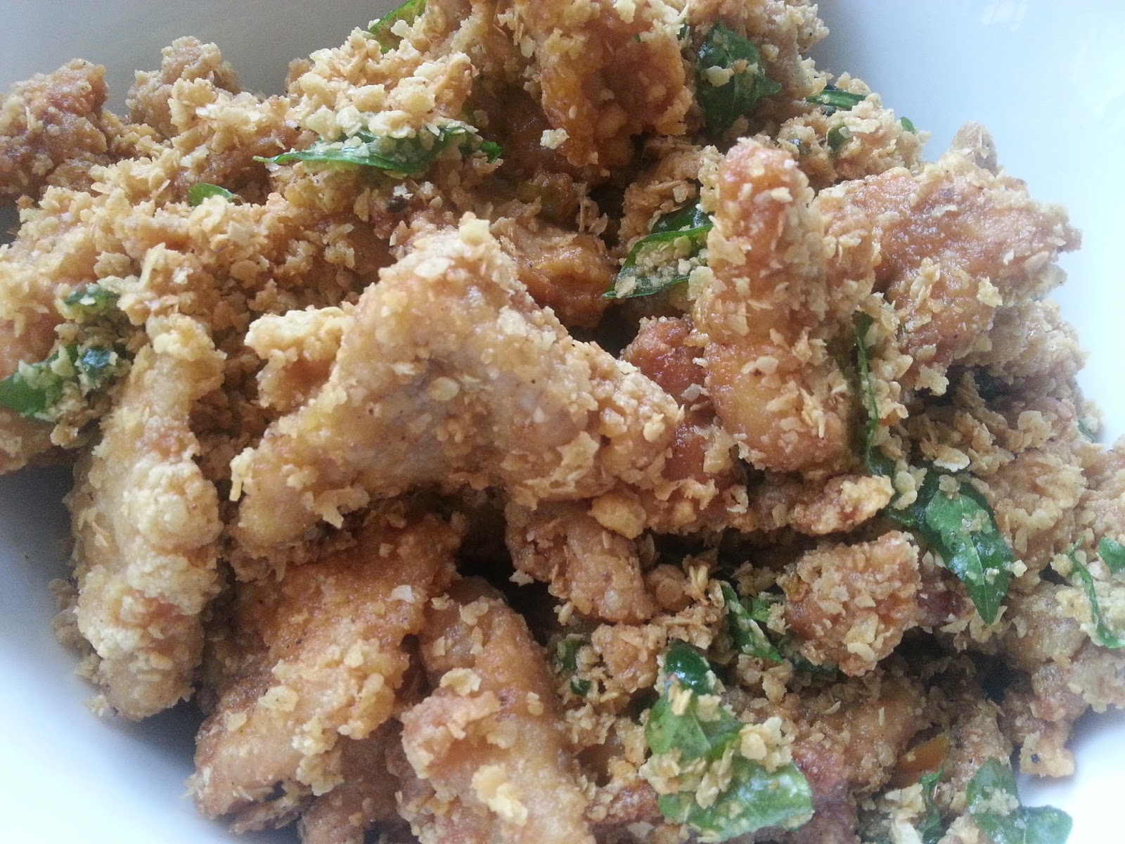 Crispy Nestum Chicken