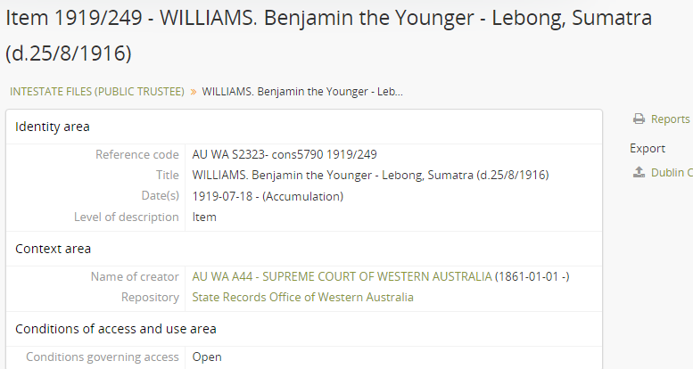 Williams Family Tree