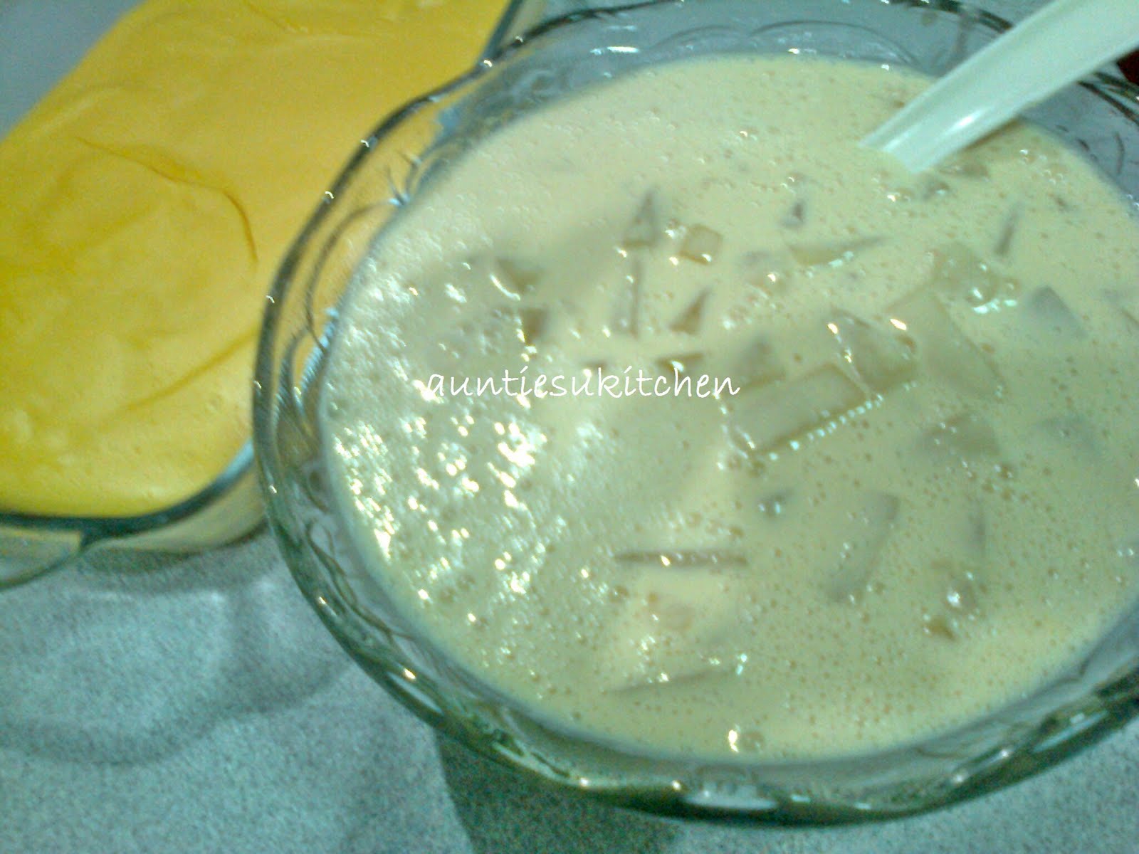 my COOKING zone: Puding Kastard Cocktail Berkuah