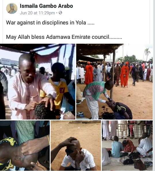 War against 'indiscipline': Photos/video of young men getting their ...