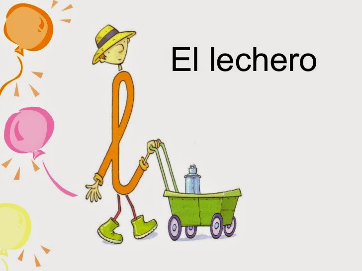 Nuestra clase de infantil: Comenzamos a conocer al lechero L