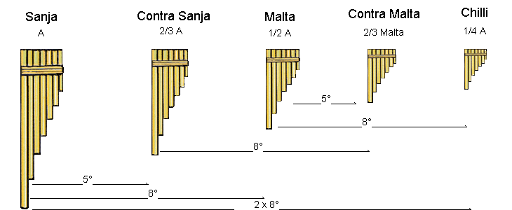 INSTRUMUNDO Instrumentos Musicales: Siku, Sanja, Contra Sanja, Malta ...