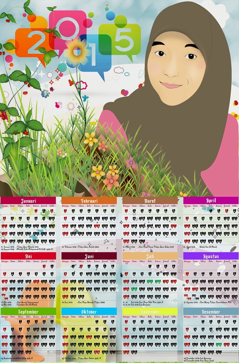 40+ Desain Kalender Islami